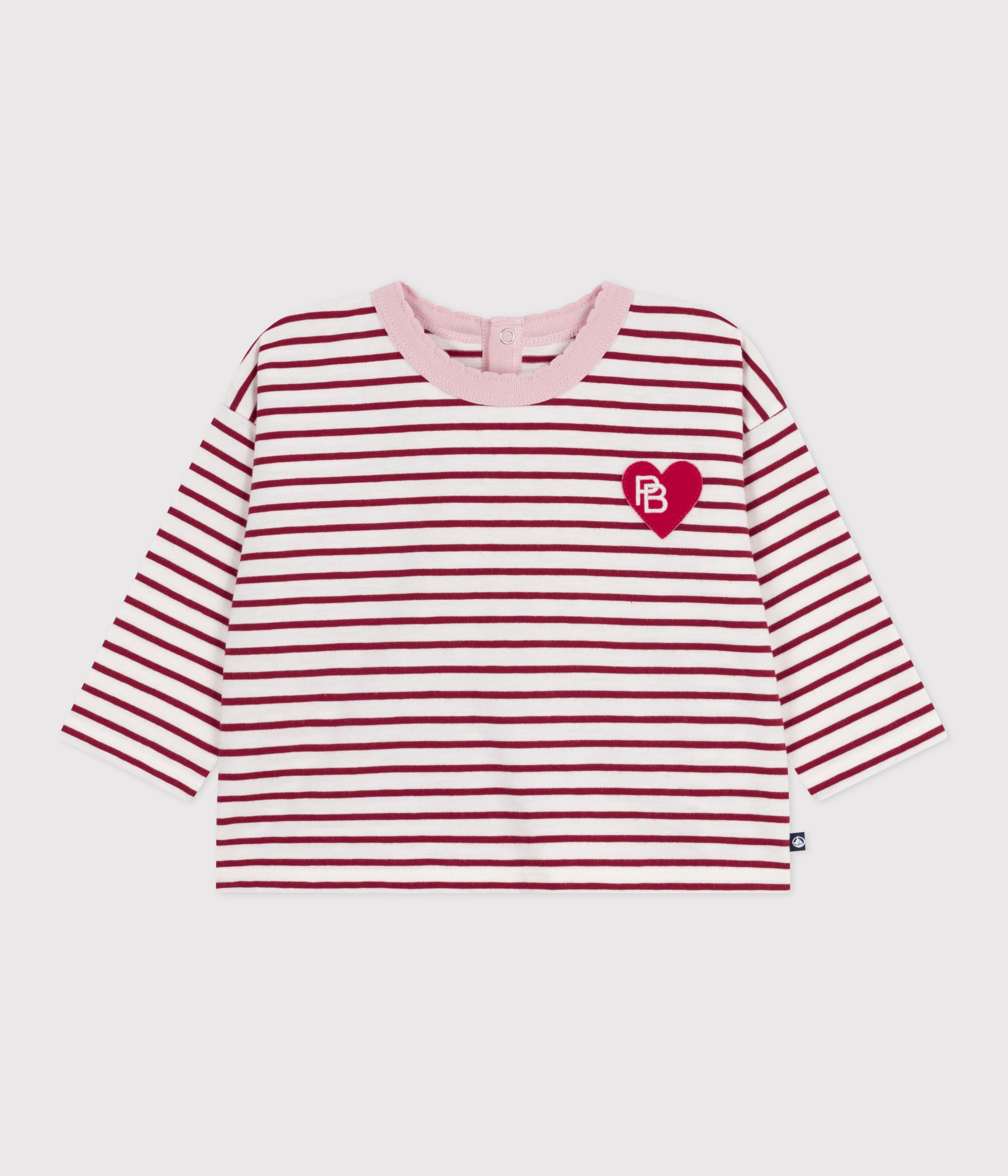 BABIES' LONG-SLEEVED STRIPY COTTON T-SHIRT – Petit Bateau